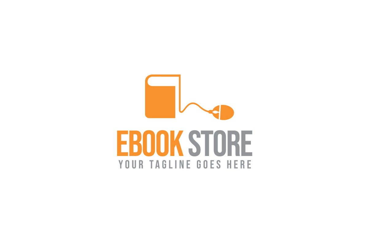 Ebook Store Logo Template, a Branding & Logo Template by Logo20
