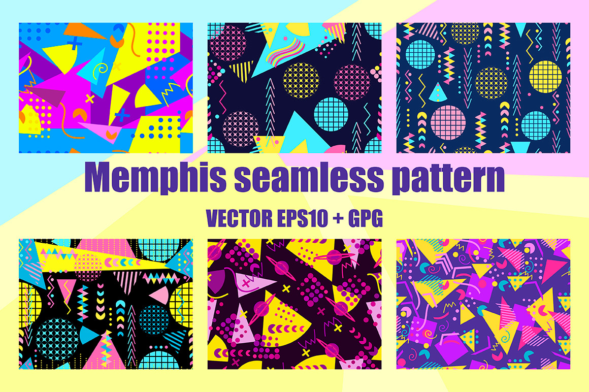 Memphis seamless pattern, a Pattern Graphic by Andy Vinnikov