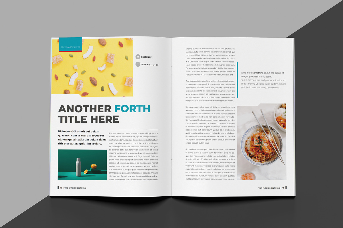 Experiment Indesign Template, a Magazine Template by Luuqas Design