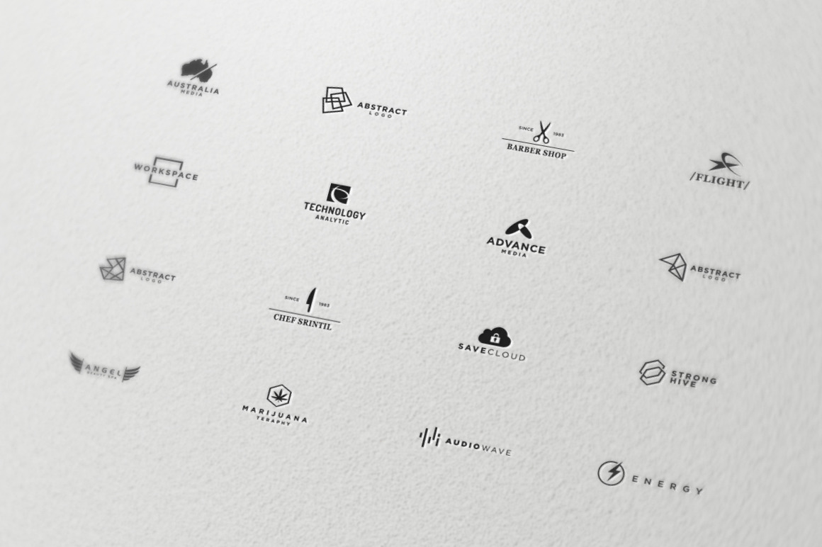 Random Minimalist Logo Bundle, a Branding & Logo Template by Toko Pak Sabar