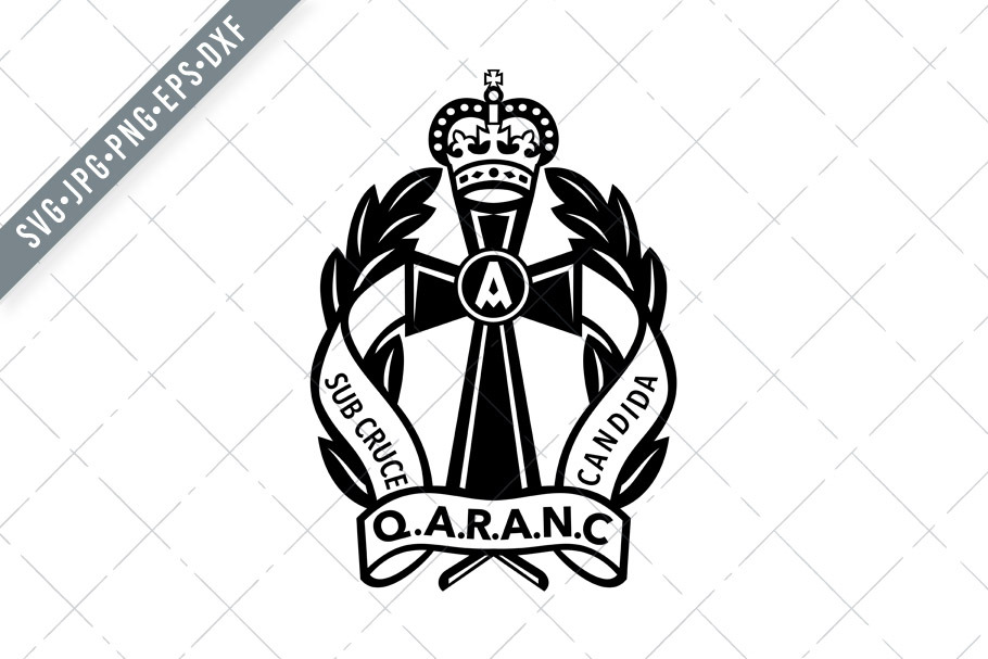 QARANC Badge SVG, a Healthcare Illustration by patrimonio