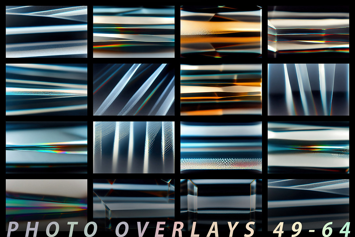 80 Glass Reflection Photo Overlays, a Texture Graphic by ArtistMef