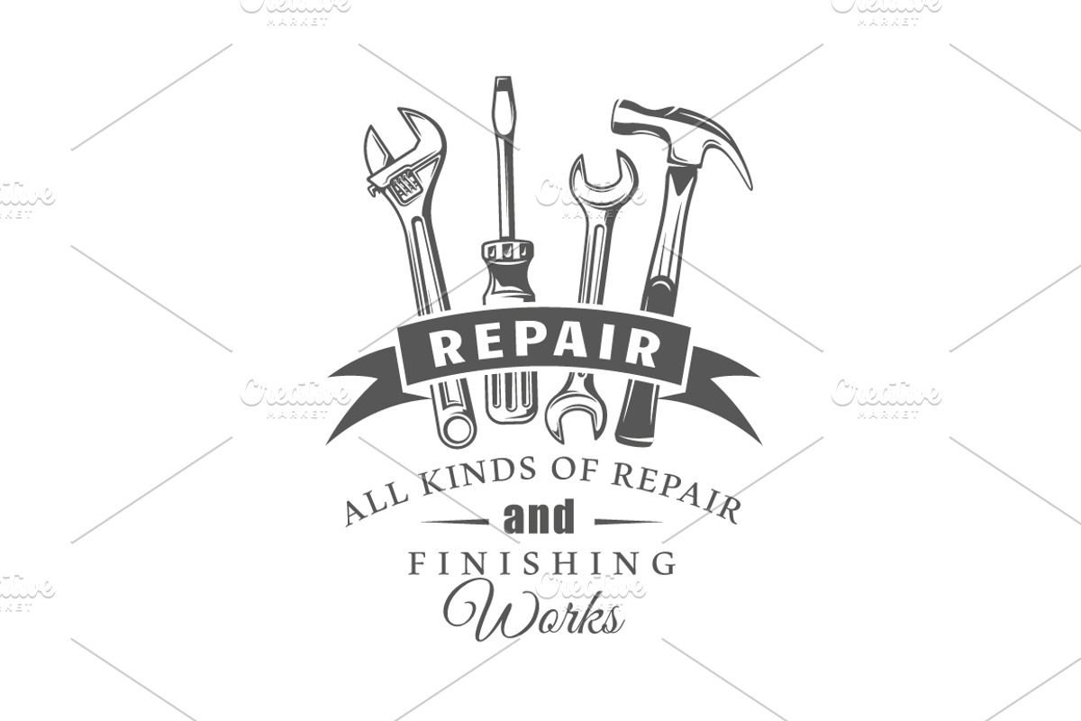 9 Repair Logos Templates Vol.2, a Branding & Logo Template by Art Design