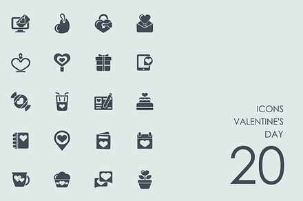 Valentine's day icons, an Icon by Palau