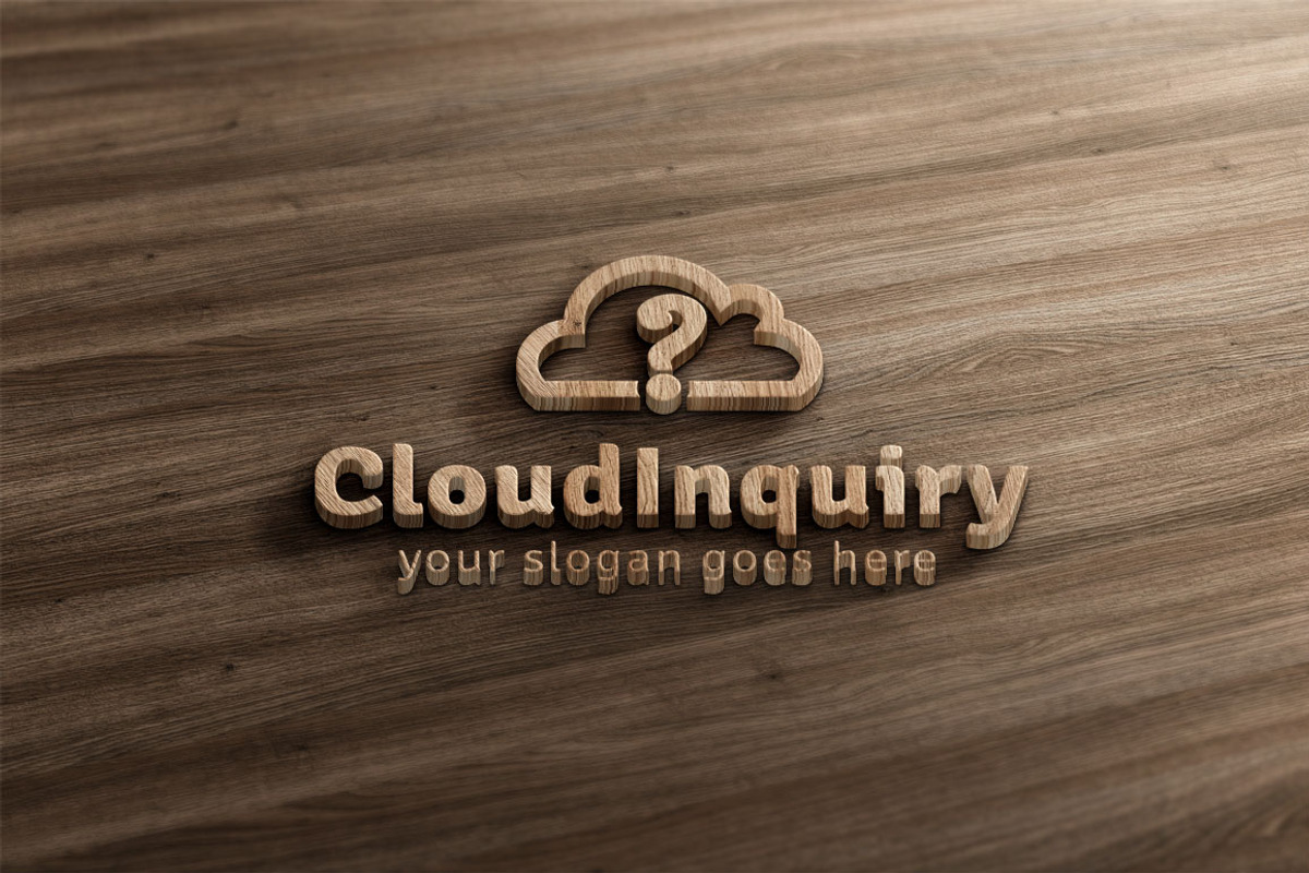 Cloud Inquiry Logo, a Branding & Logo Template by Dotnpix