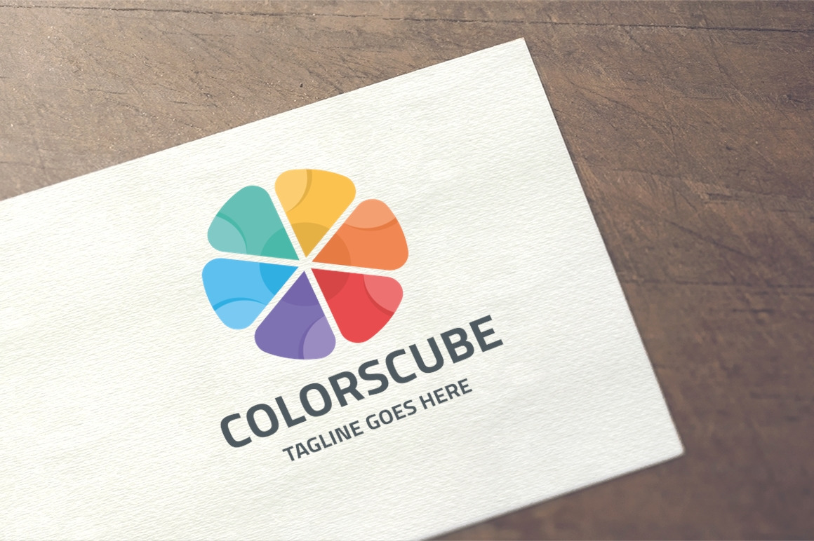 Colors Cube Logo, a Branding & Logo Template by Design_Planet
