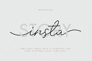 Insta Story // Font duo, a Sans Serif Font by Bluestudio