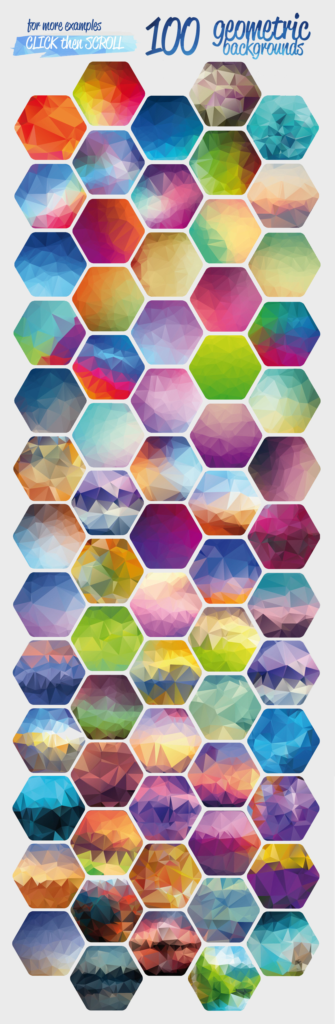 100 Polygon Backgrounds | Textures ~ Creative Market