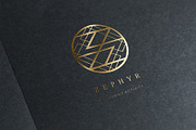 Zephyr. Linear geometric logo, a Branding & Logo Template by le-genda