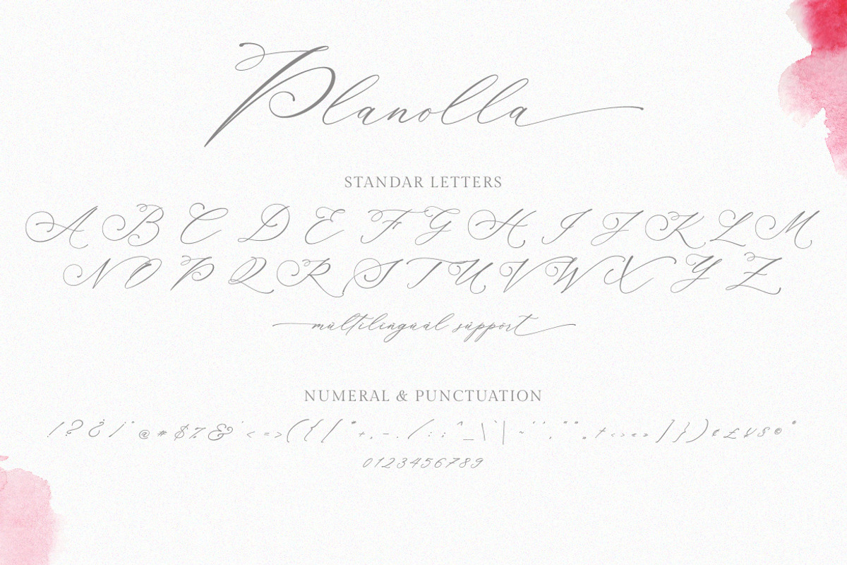 Planolla | Modern Calligraphy, a Script Font by Ef Studio