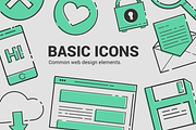 Basic Icons Vol. 1, an Icon by Black Design | Creative Market