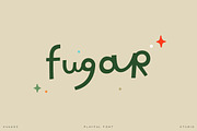 Fugar Font, a Script Font by vuuuds