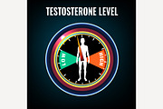 Testosterone deficiency concept, an Education Illustration by Anna's Shop