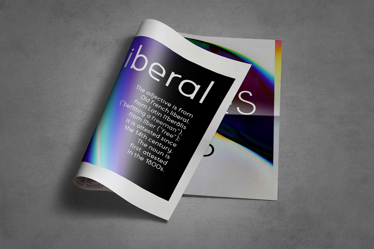 Liberal family, a Sans Serif Font by Etewut | Creative Market