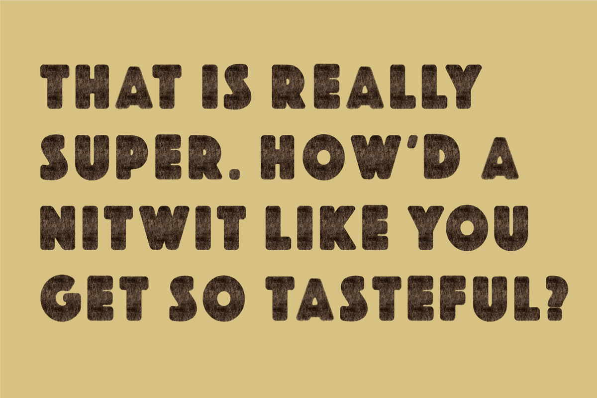 Bear Fur Bitmap Font, a Sans Serif Font by Loudoun Design Co.