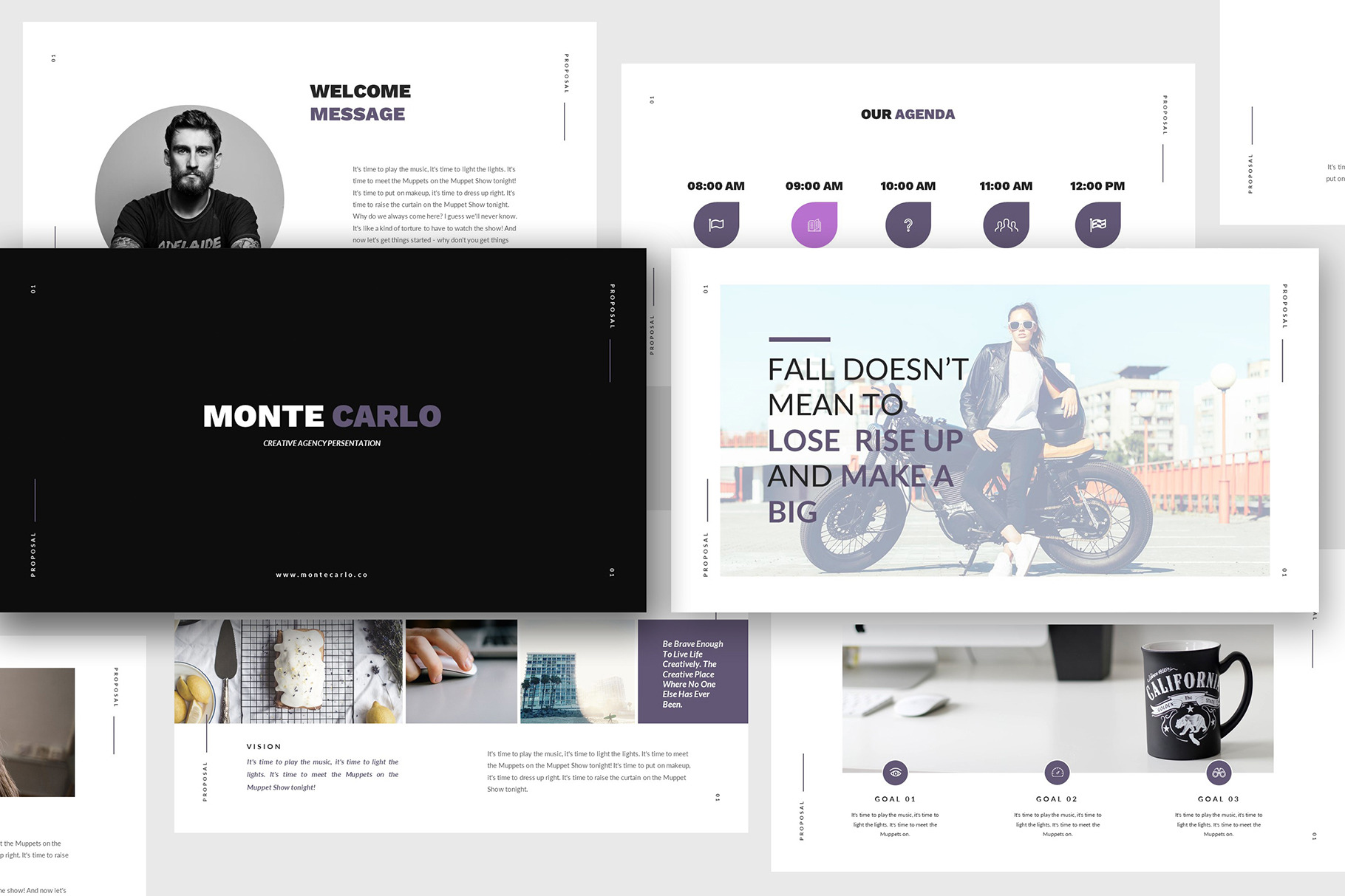 Monte Carlo - Creative Powerpoint, a Presentation Template by Giant Design