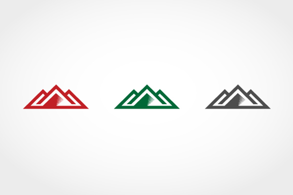 Financial Mountain Logo, a Branding & Logo Template by NasirGrfx