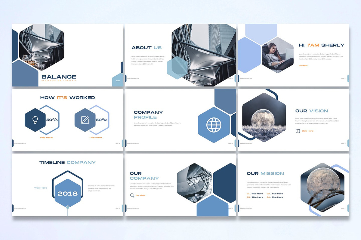 Balance - Powerpoint Template, a Presentation Template by UnicodeID
