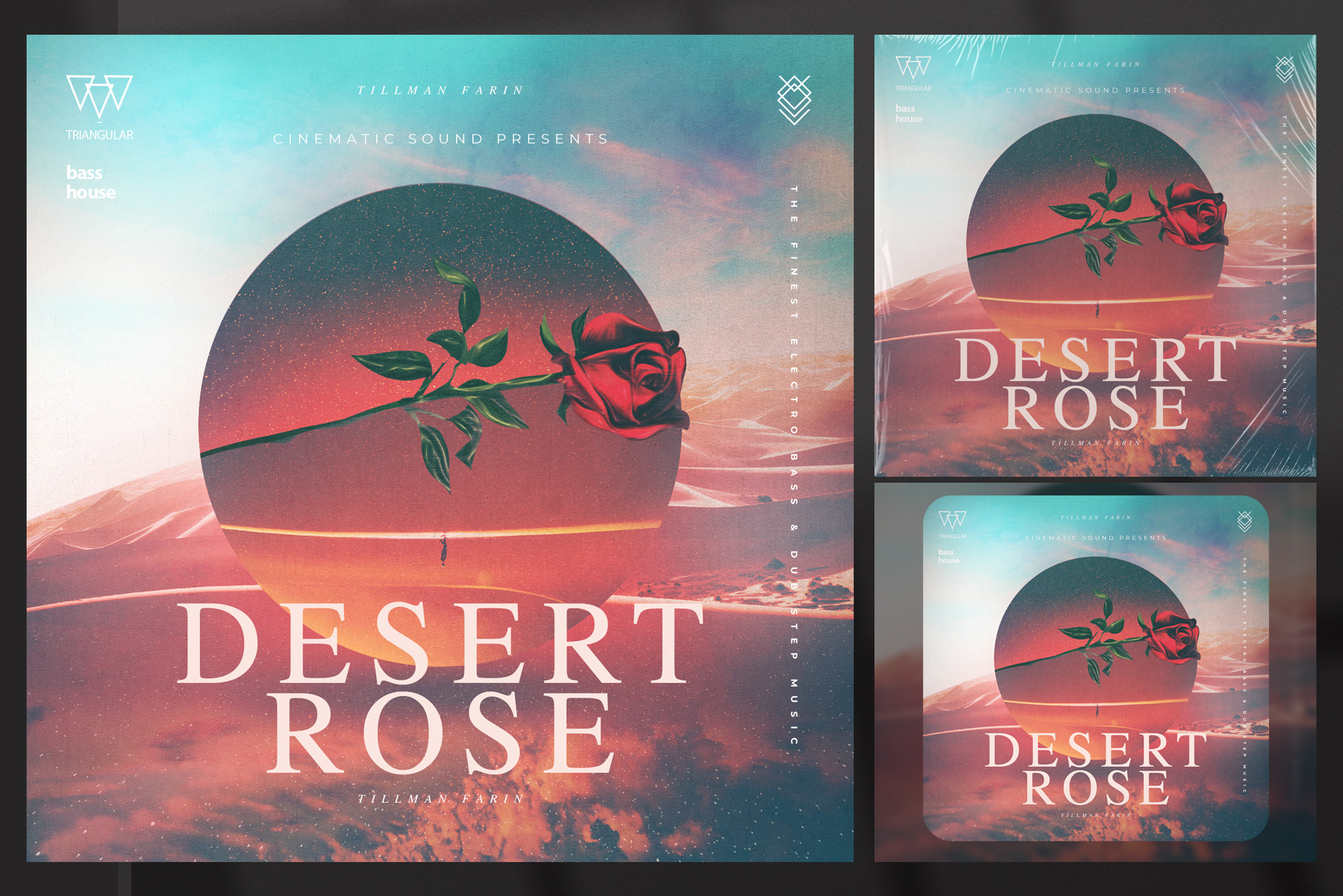 Desert Rose Album Cover Art, a Social Media Template by PremadePixels.com