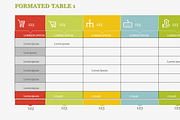 Creative Tables Pack 1 PowerPoint, a Presentation Template by Yes ...