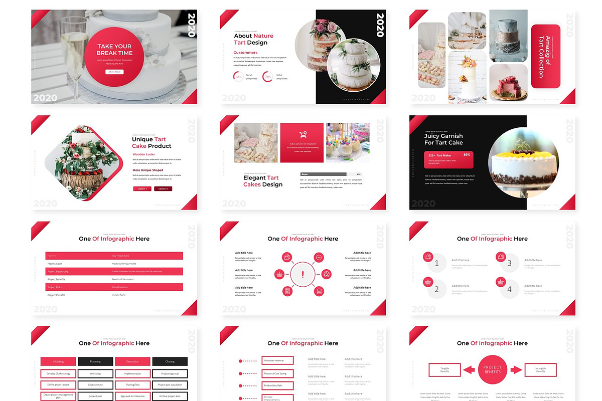 Sweetcake - Google Slides Template, a Presentation Template by AQR Studio