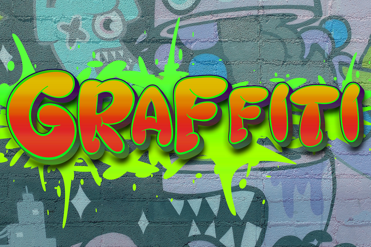 Paint - Graffiti Display Font