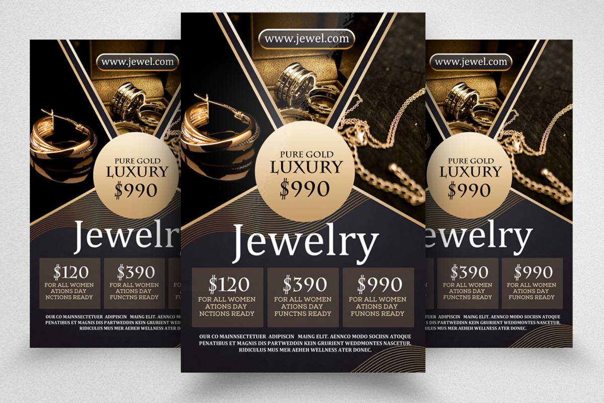 Jewelry Promotion Flyer/Poster, a Flyer Template by Business Flyers
