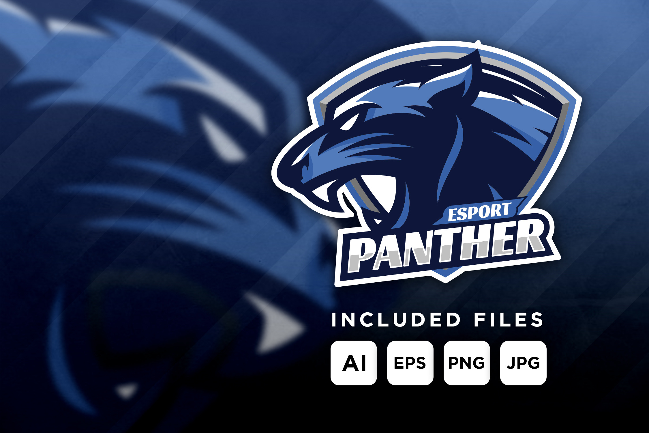 Panther - mascot logo for a team, a Branding & Logo Template by SLAB ...