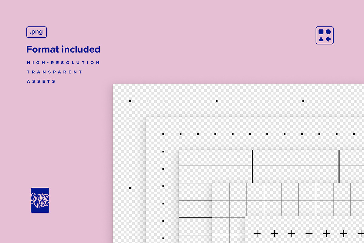 Essential Geometry Grid Backgrounds, a Background Graphic by Creative Veila