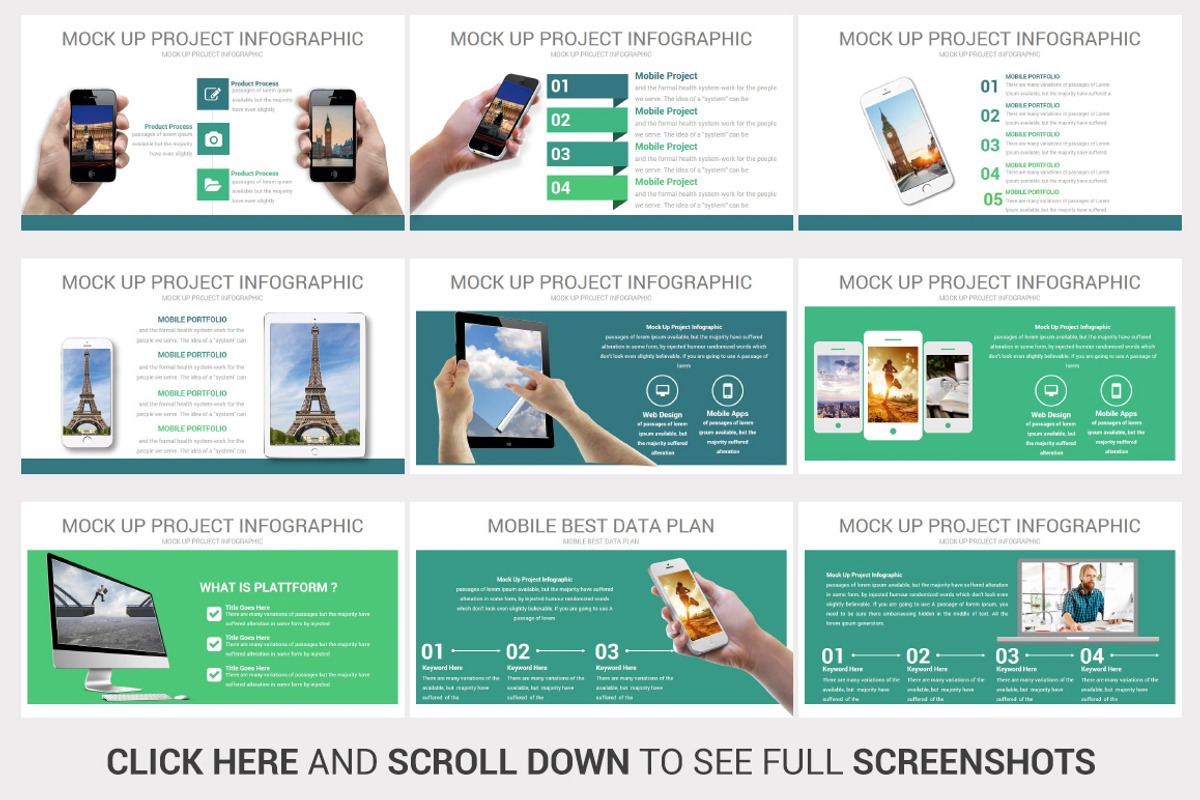 Mock-ups PowerPoint Template, a Presentation Template by OceanArt