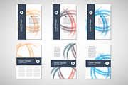 Abstract line brochure design Vol.4, a Brochure Template by Haisonok