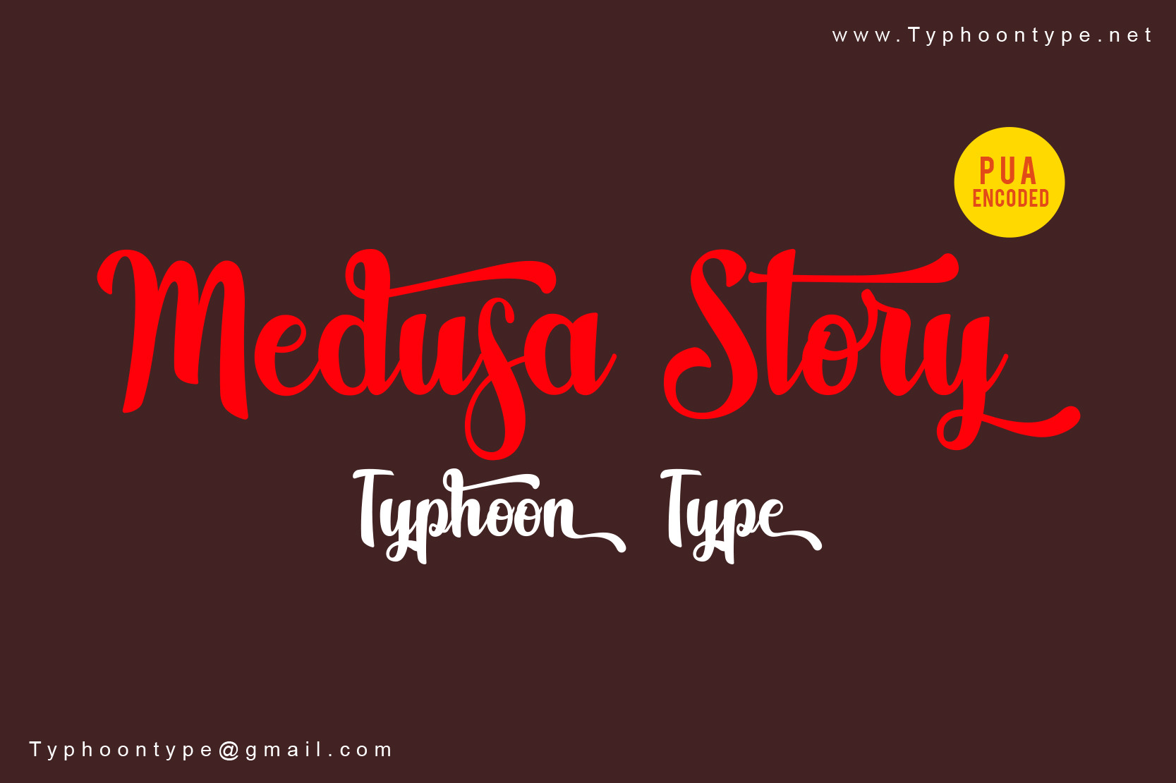 Medusa Story font, a Script Font by TyphoonType™ S. Srisopha | Creative ...