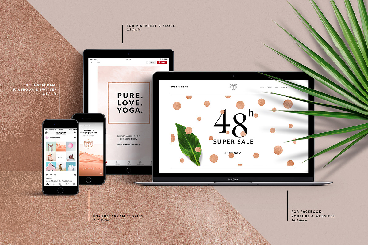 ANIMATED Copper Social Media Pack, a Social Media Template by Ruby ...