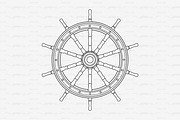 vector outline handwheel, an Object Graphic by WINDmade