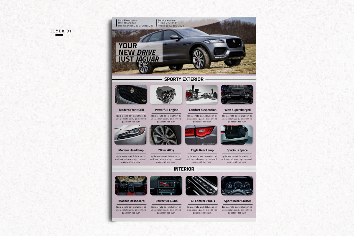 Car Flyer, a Flyer Template by Ahsanjaya