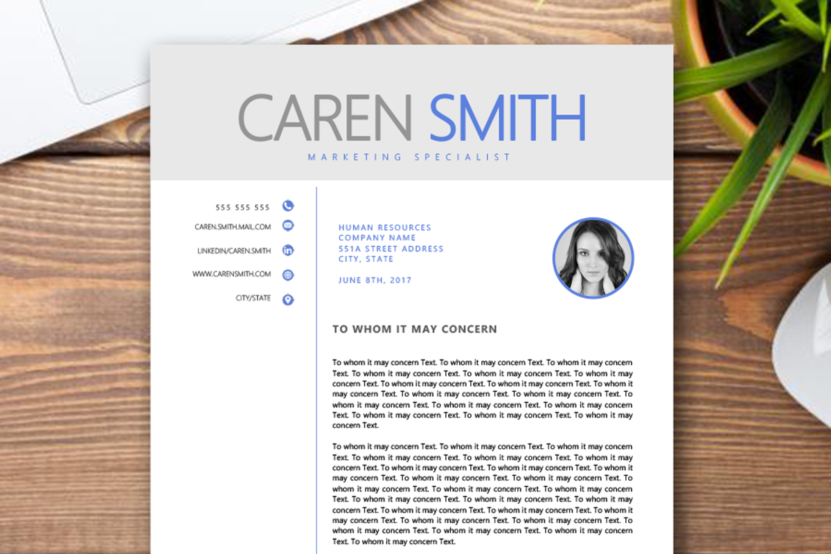 CV/RESUME, a Resume Template by AvenueDesigns