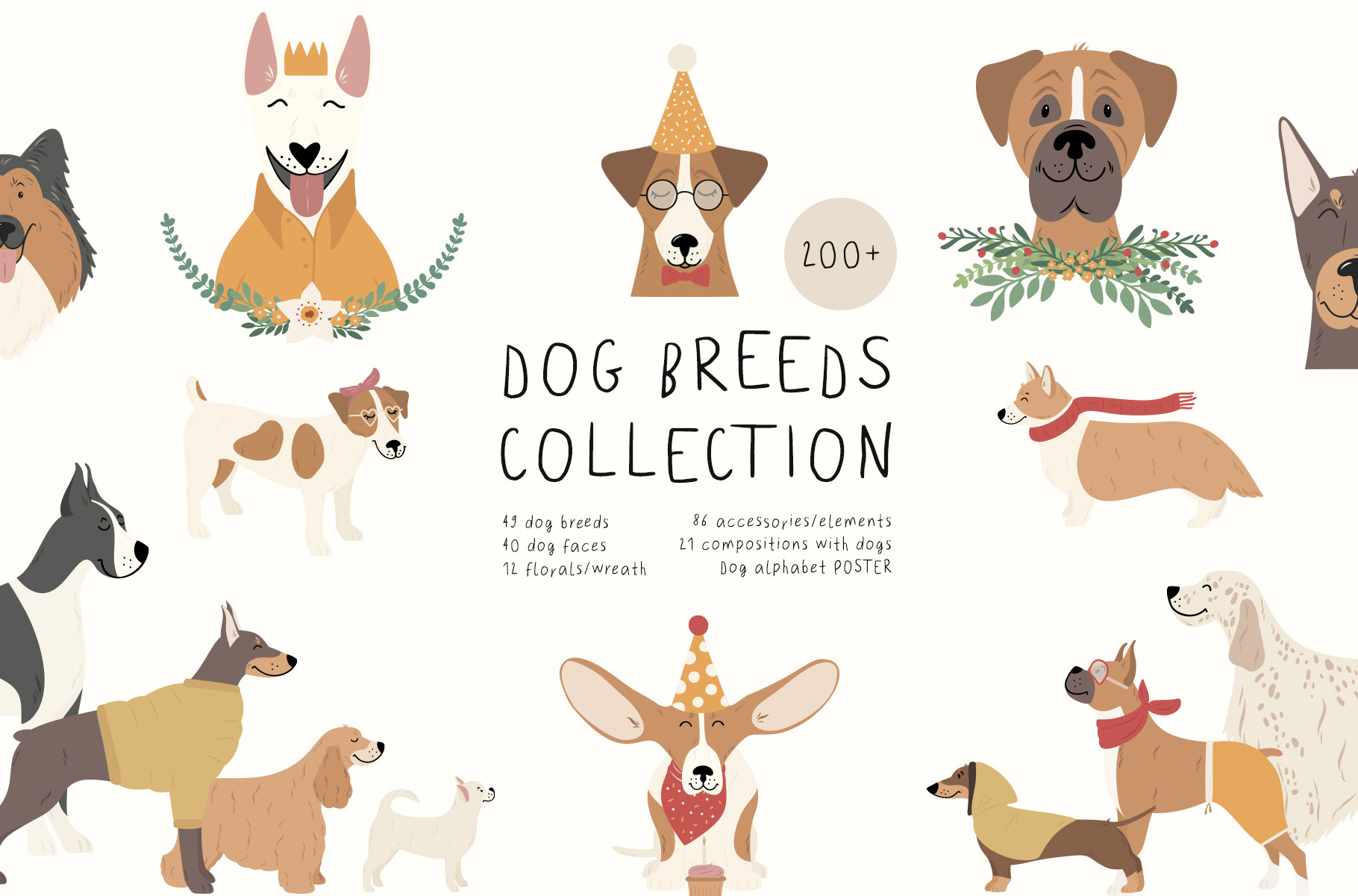 Dog breeds collection
