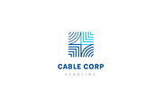 Cable corp logo., a Branding & Logo Template by Anton Akhmatov
