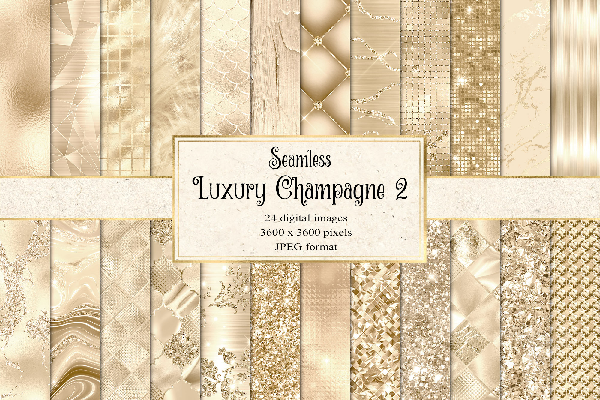 Luxury Champagne Textures, a Texture Graphic by Digital Curio