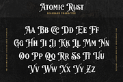 OKA - Atomic Rust, a Font by ilhamtaro