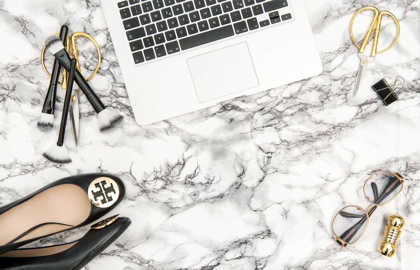 Notebook, shoes, office supplies, a Business Photo by LiliGraphie