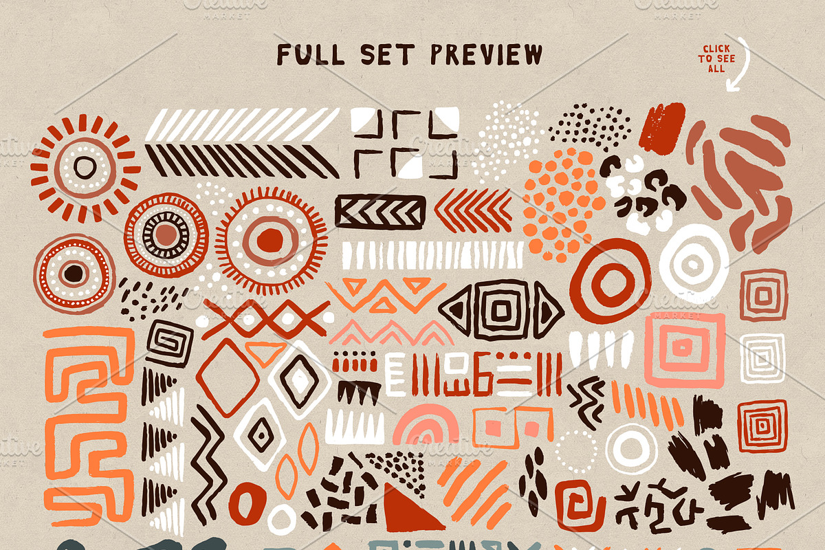 African Shapes: Graphics + Patterns