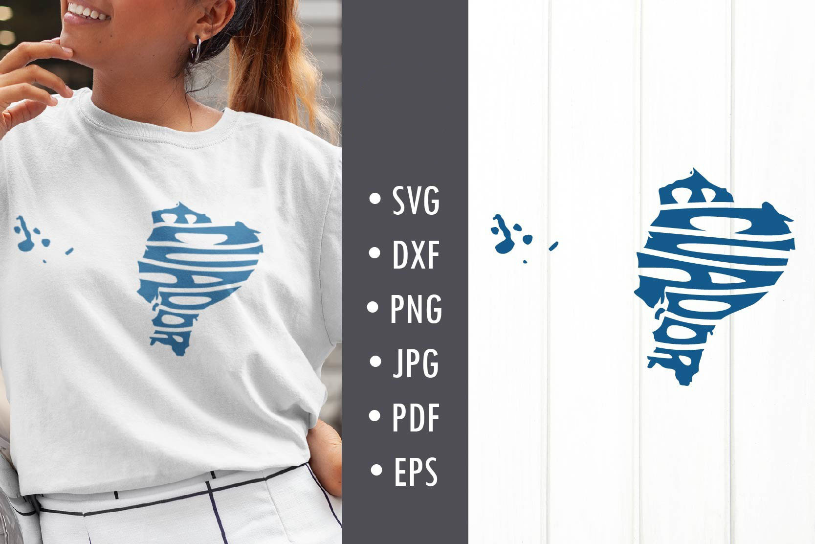 Ecuador Word Art SVG Cut File, an Object Graphic by DigitalDesignsLaura