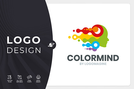 Mind Set Logo Template, a Branding & Logo Template by LOGOMAGINE