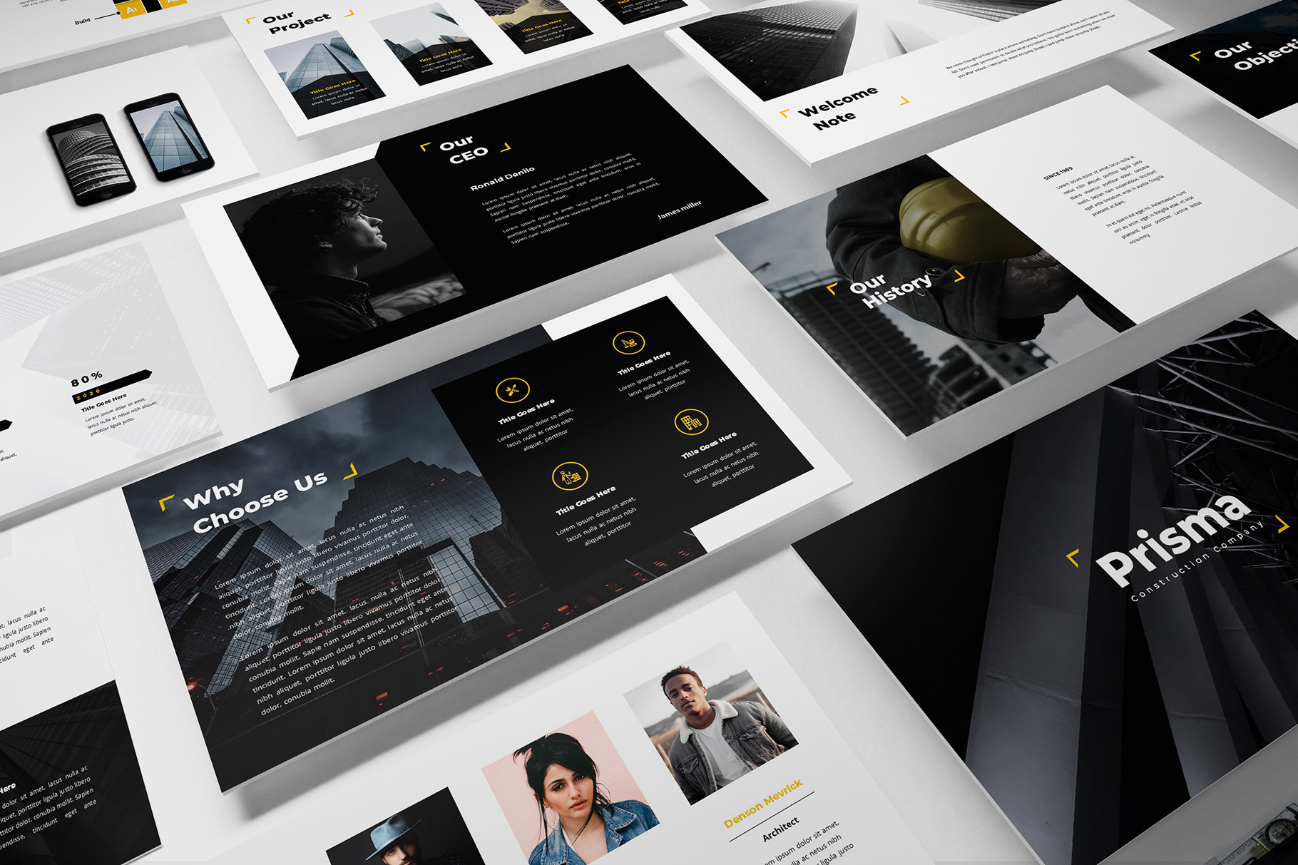 Prisma Construction Powerpoint, a Presentation Template by Incools ...