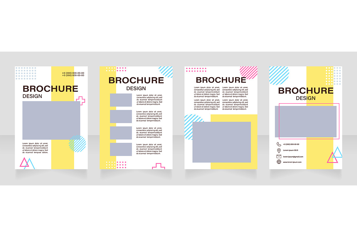 Drawing tutorial blank brochure, a Brochure Template by IMG Visuals