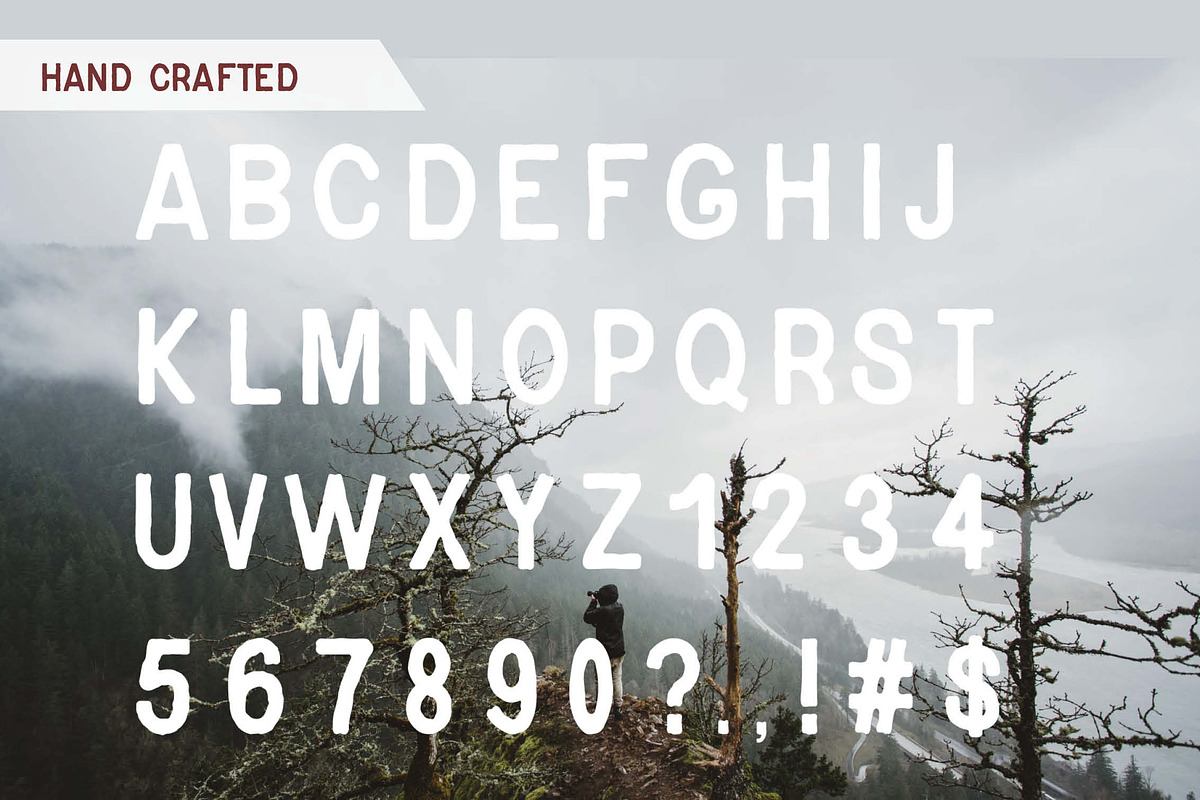 Drifter Font & Buildable Logo-Kit, a Sans Serif Font by The Forge Type ...