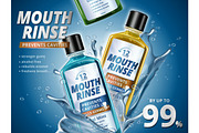 Mouth rinse ads, a Healthcare Illustration by TotallypicRF