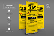 Job Vacancy Roll Up Banner, a Flyer Template by monogrph