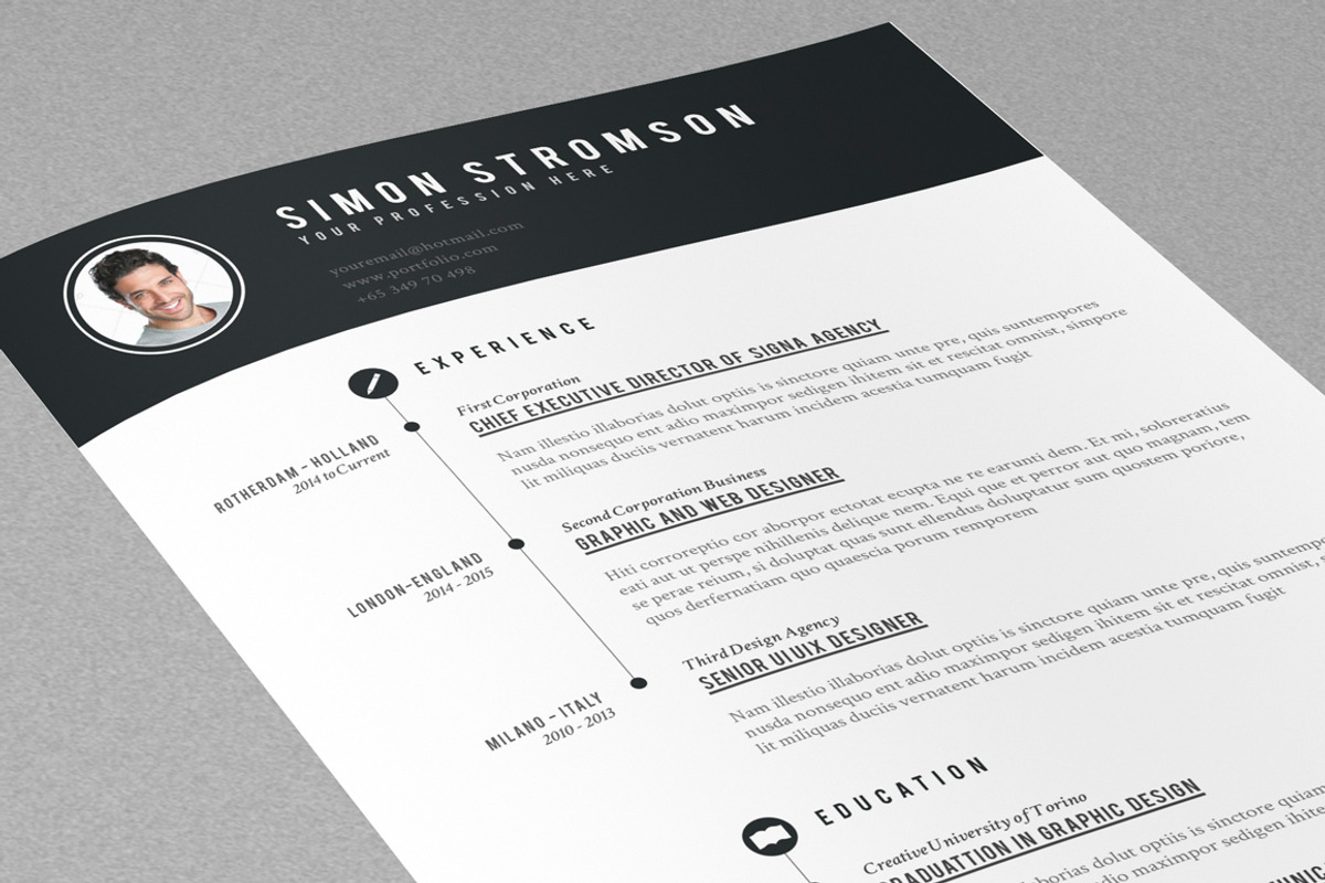 Resume & Cover, a Resume Template by Estartshop